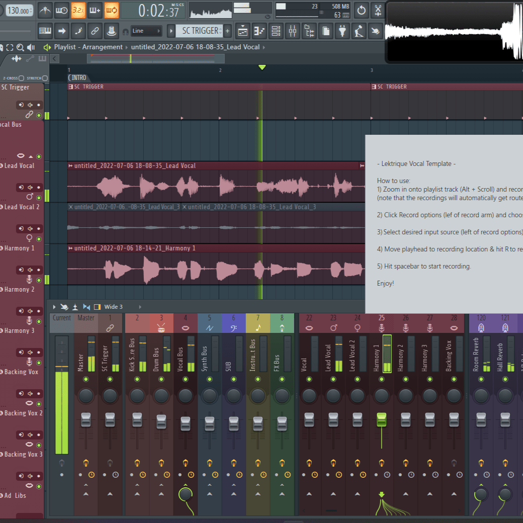 FL Studio Vocal Template Scraps Audio FL Studio Vocal Template Scraps Audio