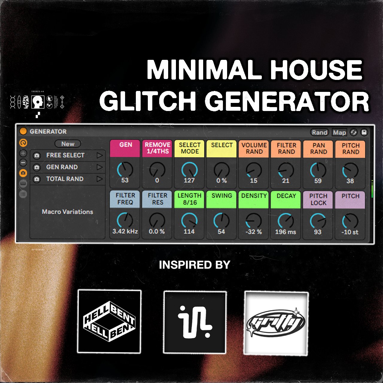 Minimal Glitch Generator Ableton Rack – Scraps Audio